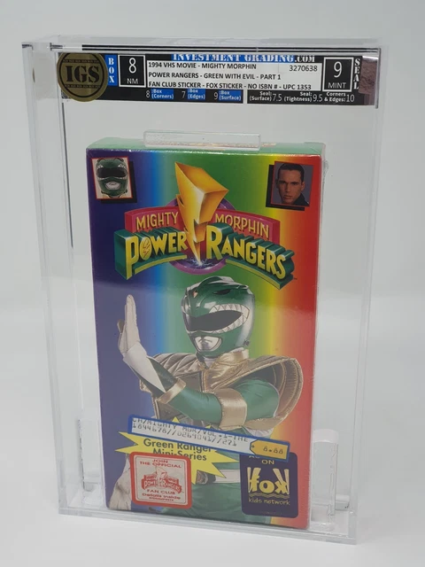 VHS MIGHTY MORPHIN Power Rangers: Green Ranger Mini Series 1 NEU OVP ...