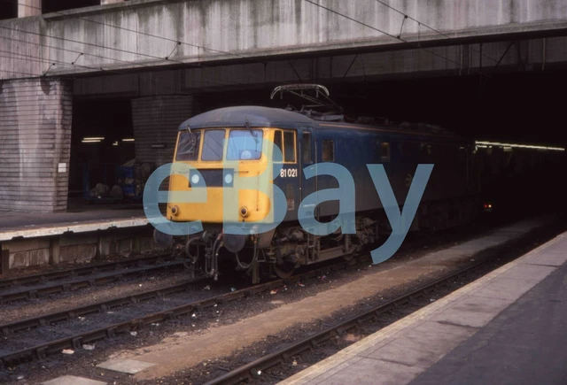 35MM RAILWAY SLIDE of Class 81 81021 @ Birmingham New Street Copyright ...