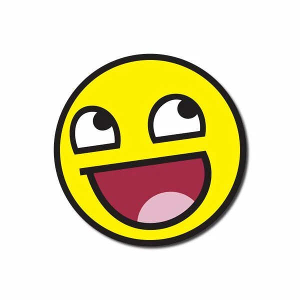 EPIC SMILEY STICKER / Decal - Funny Meme JDM Drift Laptop Car EUR 7,61 ...