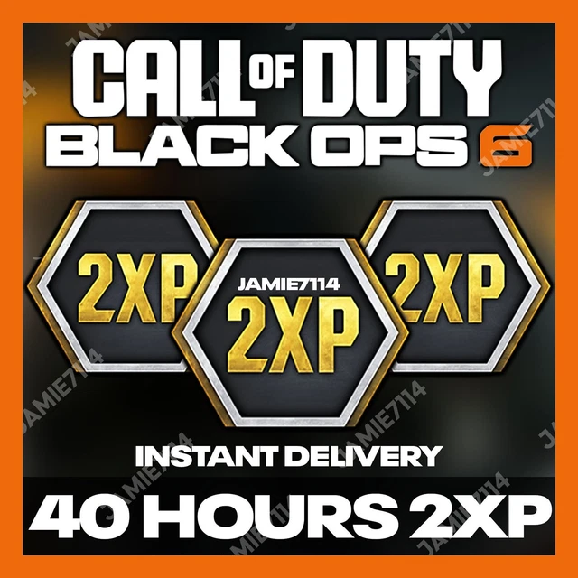 [40 HOURS] CALL of Duty Black Ops 6 Double XP COD BO6 GLOBAL CODE 2XP £ ...