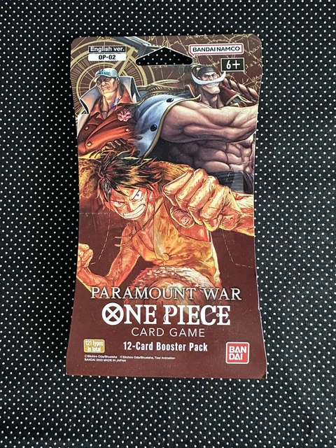 ONE PIECE TCG Paramount War OP-02 ENGLISH Sealed Sleeved Blister ...