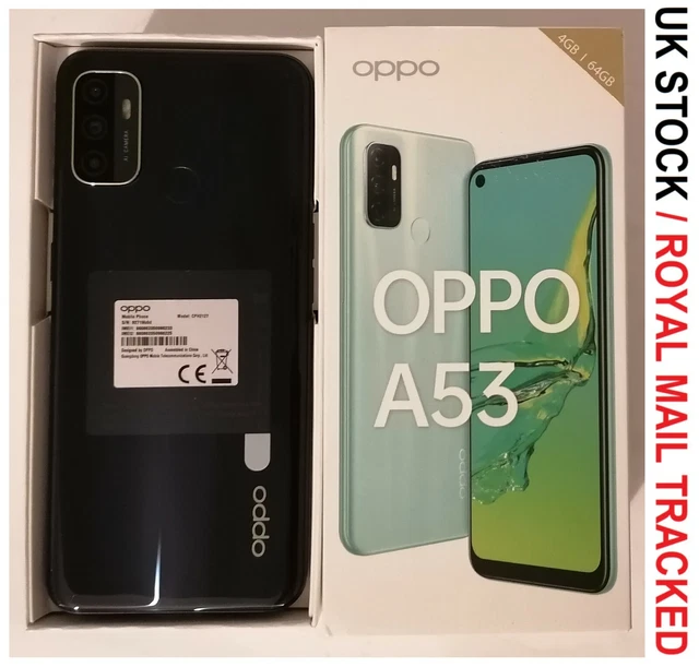 OPPO A53 64GB 6.5" Dual Sim Triple Cameras - Unlocked Black UK Version ...