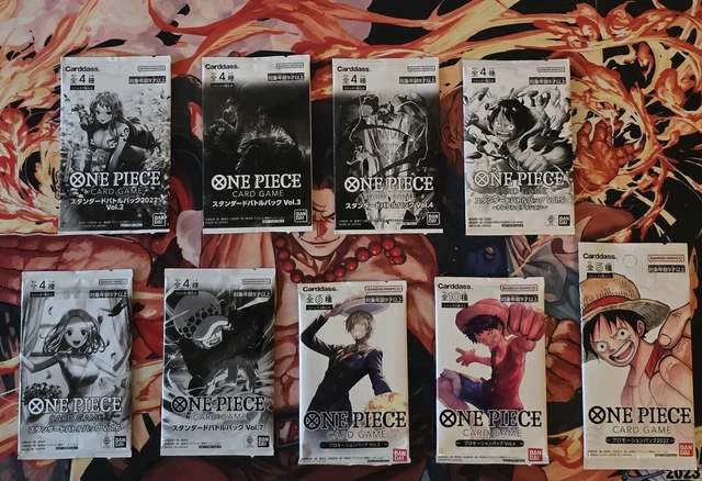 ONE PIECE CARD Game Standard Battle Pack Vol. 2 3 4 5 6 7 & Promotion ...