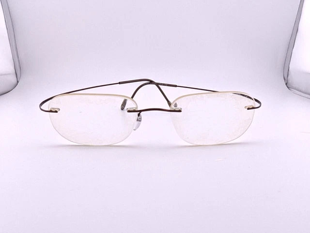 SILHOUETTE EYEGLASSES, FRAMES Only, Rimless Wire Frames, Titanium ...