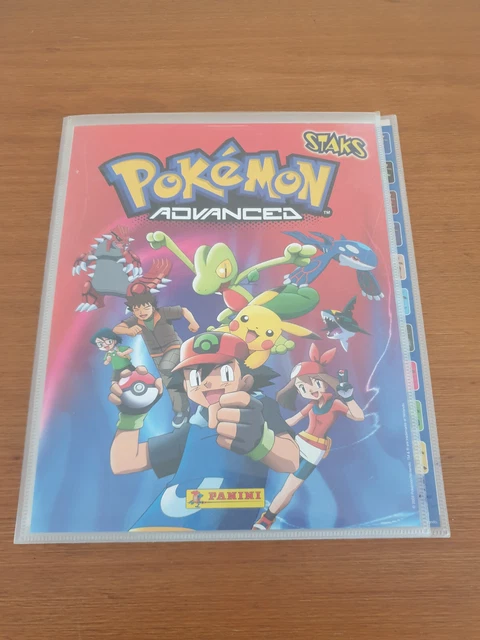 PANINI POKEMON STAKS Advanced - Classeur de rangement vide magnet ...