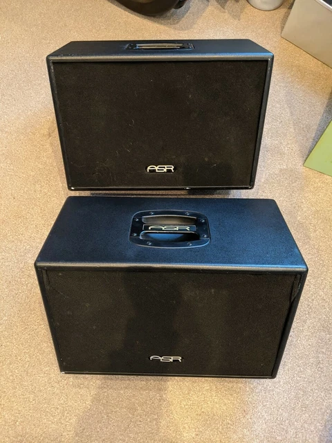 PAIR - ASR SL-12MA 200W 8 Ohm Stage Monitor / PA Speakers £75.00 ...