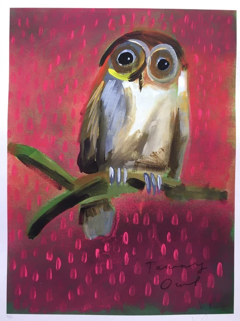 VIC REEVES (JIM Moir) - Tawny Owl - Hand Finished Limited 5/5 Signed ...