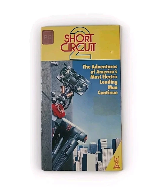 TRI STAR PICTURES Short Circuit 2 1988 VHS Tape Movie 80s Johnny Five 5 £7.25 - PicClick UK