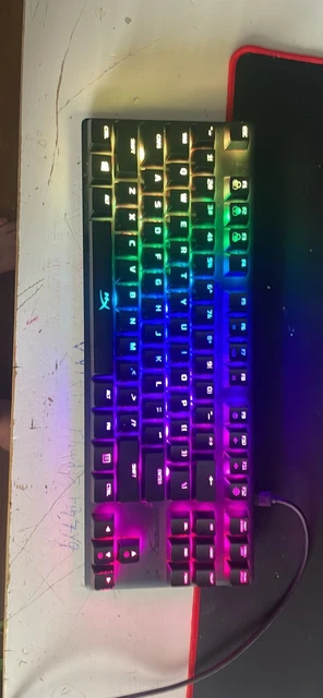 HYPERX ALLOY ORIGINS Core - TKL Mechanical RGB Gaming Keyboard - Red ...