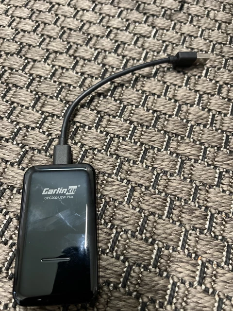 GARLIN KIT CPC200-U2W Plus Black Wired CarPlay to Wireless CarPlay Used ...