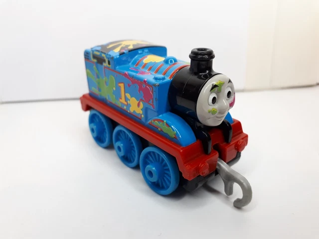 THOMAS & FRIENDS Trackmaster Train Paint Splat Push Along Thomas The ...