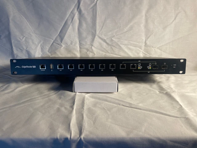 UBIQUITI EDGEROUTER PRO ERPro-8 -- 8 Port Router with 2 combo SFP/RJ45 ...