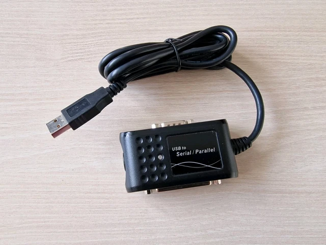 ROTRONIC ASIX USB to Serial / Parallel Adapter RS232 DB9 DB25 Kabel EUR ...