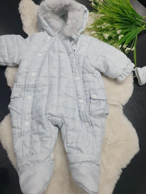 TUTA DA NEVE Baby Dior Monogram Buffer Carrozzina 3 Mesi In Ottime ...