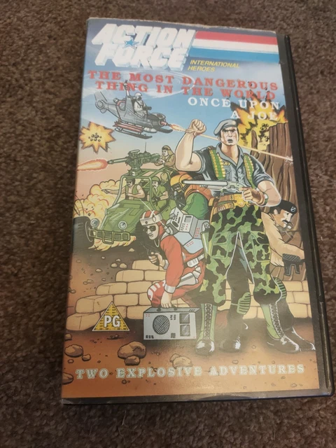 ACTION FORCE GI JOE VHS The Most Dangerous Thing In The World / Once ...