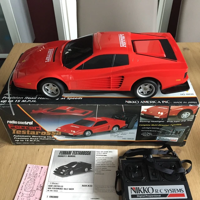 NIKKO TRONICO FERRARI Testarossa 1:10 NEU! EUR 350,00 - PicClick DE