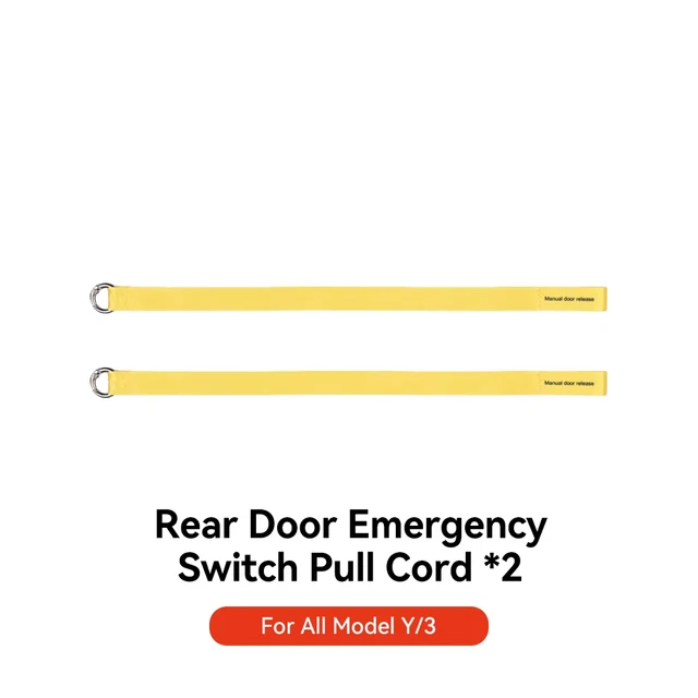 FOR TESLA MODEL 3 Y Highland Juniper 2021-2025 Rear Door Emergencies ...