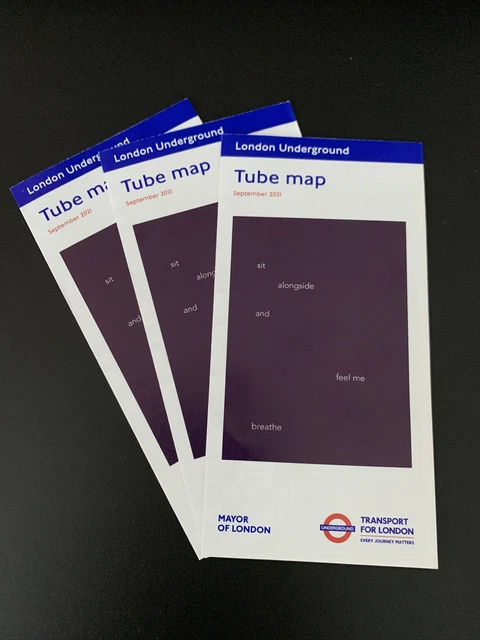 LONDON UNDERGROUND TUBE Map - September 2021 TFL - New 3 Pack £3.25 ...
