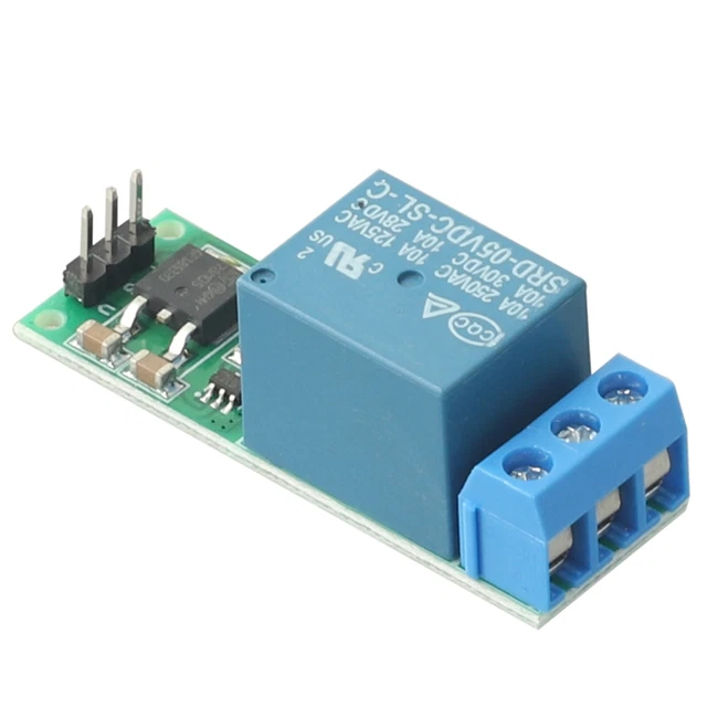 6-24V FLIP-FLOP LATCH Relay Bistable Self-locking Low Pulse Trigger ...