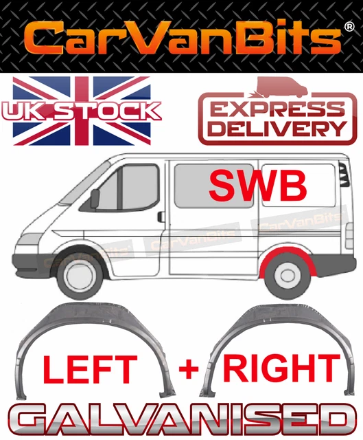 FOR FORD TRANSIT Mk4 Mk5 91-00 Swb Rear Inner Wheel Arch Repair Body ...