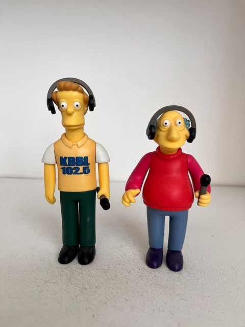 PLAYMATES INTERACTIVO THE Simpsons Billete & Marty Acción Figura ...