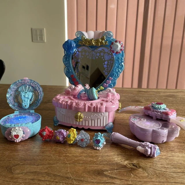 GLITTER FORCE TROPICAL-ROUGE ! Pretty Cure PreCure Morpher 3p Ring 5p ...