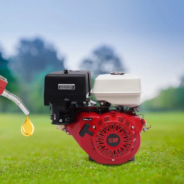 4-TAKT 15 PS OHV Einzylinder Benzinmotor Schwerlastmotor 9.7KW 420CC Luftkühlung EUR 264,05 ...