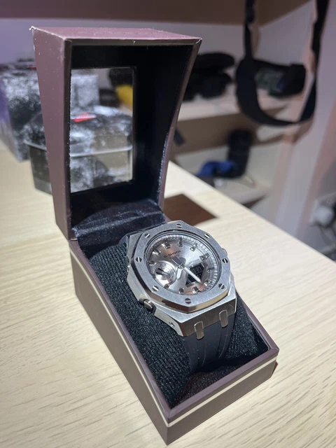 CUSTOM CASIO G-SHOCK GA-2100, CasiOak, AP Gen 5 Mod, Men's Watch Gift £ ...