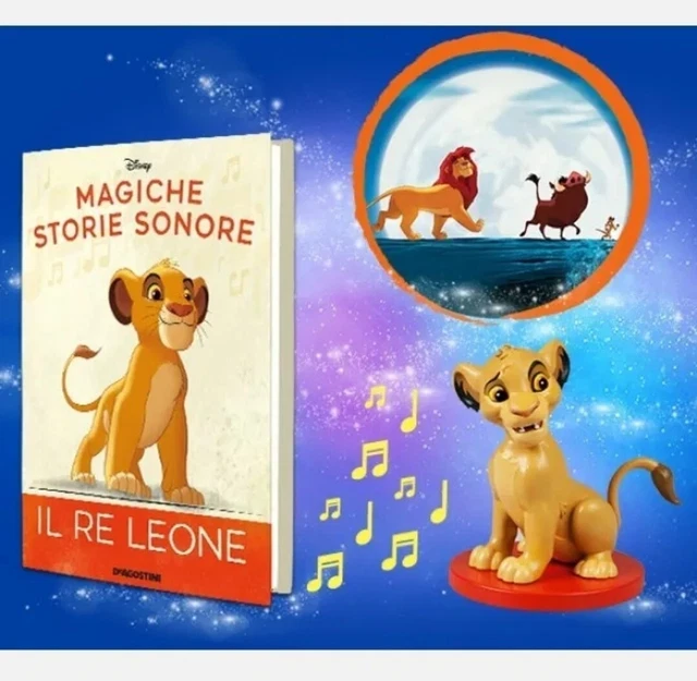 MAGICHE STORIE SONORE Disney DeAgostini n° 1 Il Re Leone PERSONAGGIO ...
