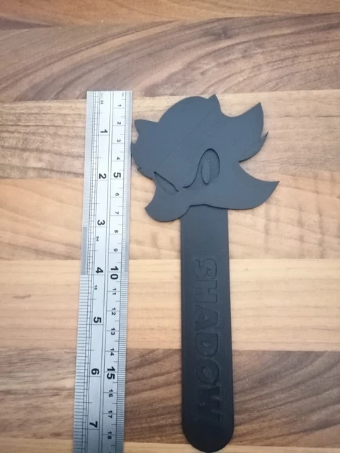 SONIC THE HEDGEHOG Shadow 3D Printed Bookmark EUR 9,96 - PicClick IT