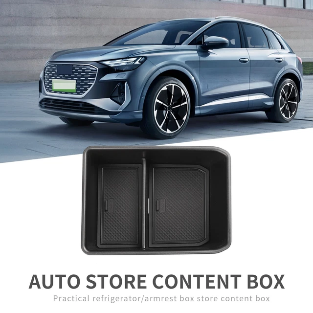FOR AUDI Q4 e-tron 2021 - 2023 Armrest Storage Box Center Console ...