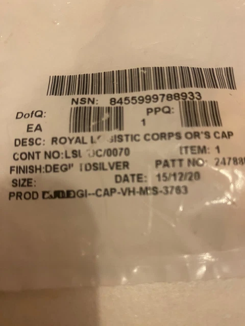 BRITISH ARMY ROYAL Logistic Corps (RLC) Metal Cap/Beret Badge- Brand ...