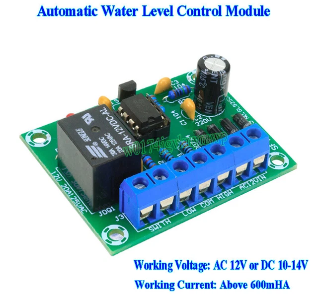 AC/DC 12V 10A Liquid Level Controller Switch Water Level Detection ...