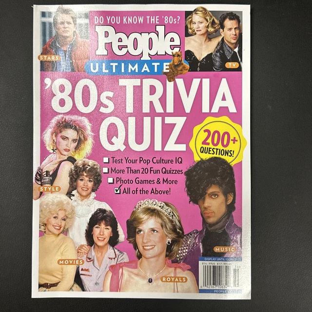 PEOPLE ULTIMATE ‘80S Trivia Quiz Magazine 1980s 200+ Questions 2023 £9. ...