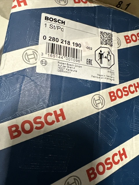 BOSCH 0280218190 ORIGINAL Equipment Mass Air Flow (MAF) Sensor $110.00 ...