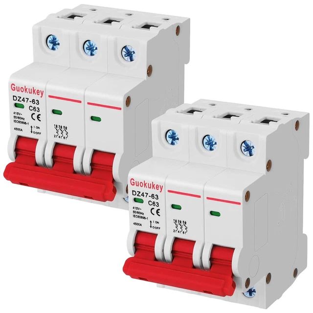 AC LEITUNGSSCHUTZSCHALTER PHOTOVOLTAIK Trennschalter PV Solar Sicherungsautomat EUR 6,99 ...