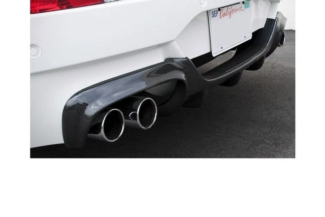 BMW E63 E64 M6 Carbon Fiber Rear Diffuser Uk Stock £295.95 - PicClick UK