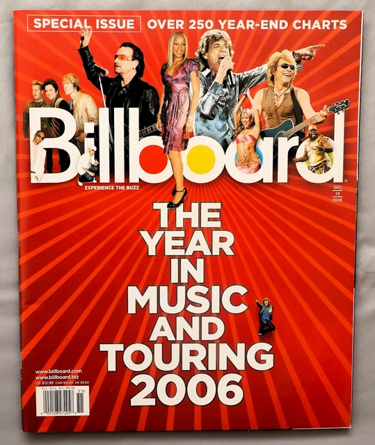 BILLBOARD MAGAZINE DECEMBER 23, 2006. The Year In Music double-issue ...