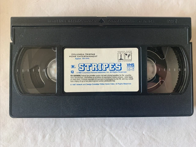 STRIPES VHS STARRING Bill Murray and John Candy Excellent Condition ...