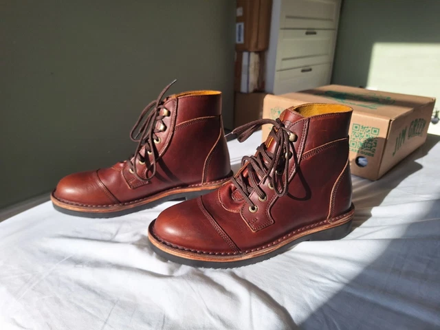 JIM GREEN NUMZAAN boots walnut tan size 9.5UK £225.00 - PicClick UK