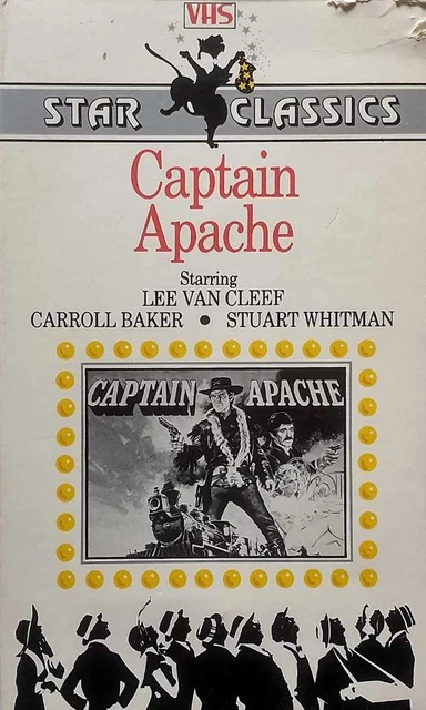 CAPTAIN APACHE [VHS Big Box 1986] 1971 Lee Van Cleef, Carroll Baker £6. ...