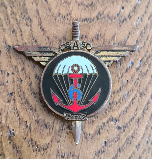 INSIGNE MILITAIRE 6° RPC Régiment Parachutistes Coloniaux /C157 EUR 68 ...
