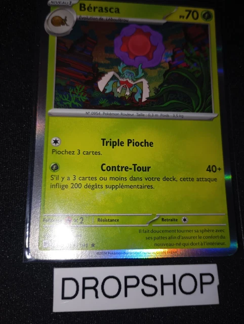 CARTE POKEMON BERASCA 014/191 HOLO EV08 Etincelles Déferlantes SSP FR ...