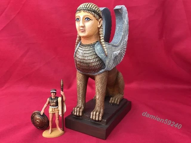 ART PROMO SPHINX Greek + ATLANTIC 1/32 GUARD mythology Sculpture ...