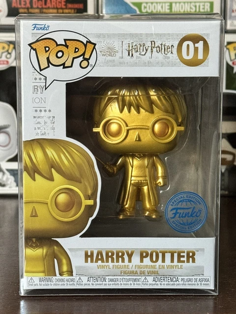 FUNKO POP FIGUR Harry Potter 01 Gold Special Edition Mit Protektor EUR ...