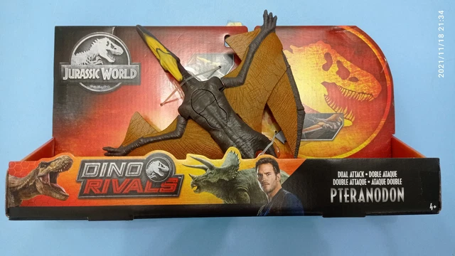 PTERANODON JURASSIC WORLD Mattel Dino Rivals Dual Attack EUR 40,00 ...