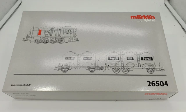 MÄRKLIN H0, 26504, Dampflok BR PAUL, Zugpackung "Henkel", OVP, Digital ...