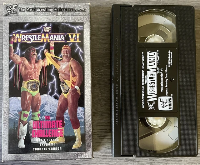 WWE WRESTLEMANIA 6: The Legacy ~ WWF Home Video vhs in box; WrestleMania VI £27.09 - PicClick UK