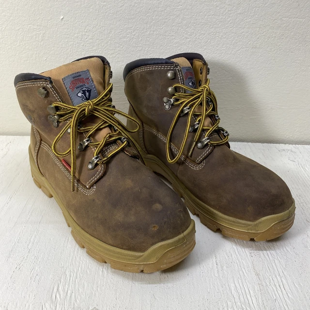 HERMAN SURVIVORS MEN'S Boulder Waterproof 6" Steel Toe Work Boots- MENS ...