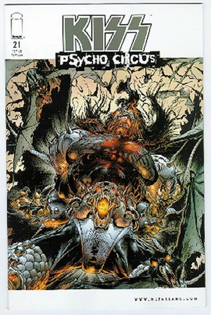 KISS IMAGE COMIC - PSYCHO CIRCUS N.21 - 36 pages 17x26cm - USA 1999 ...